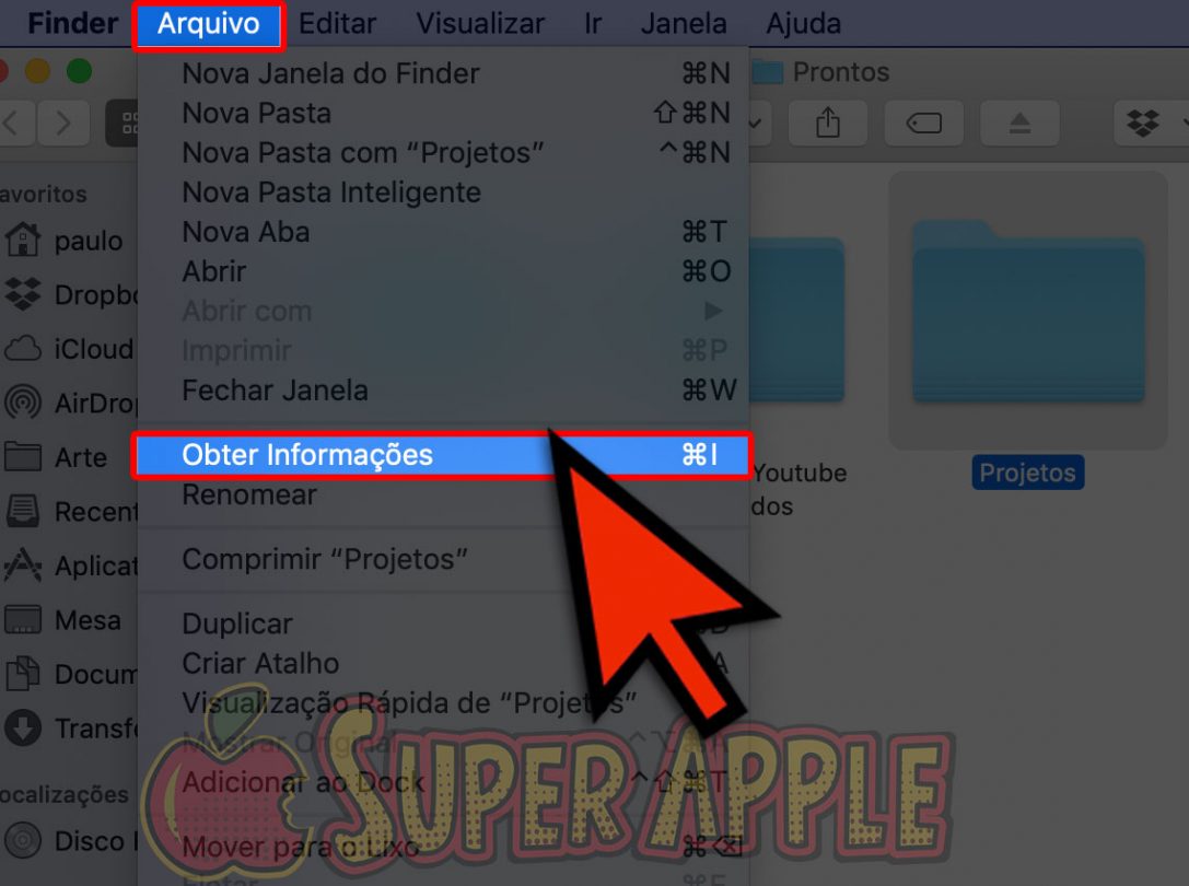 Como Saber o Tamanho de Arquivos no Mac - Super Apple