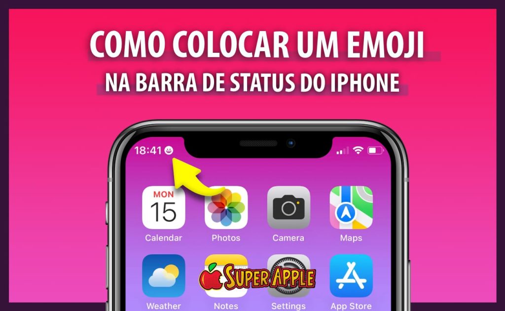 Quer um Emoji na Barra de Status do Seu iPhone? Saiba Como!